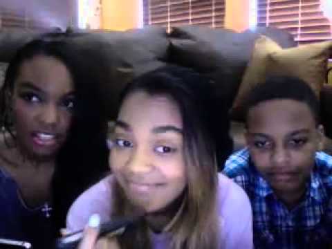 China Anne McClain & Fam celebrate 600K Twitter Follower- Part 1