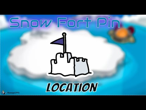 Snow Fort Pin Location || Club Penguin Online - YouTube