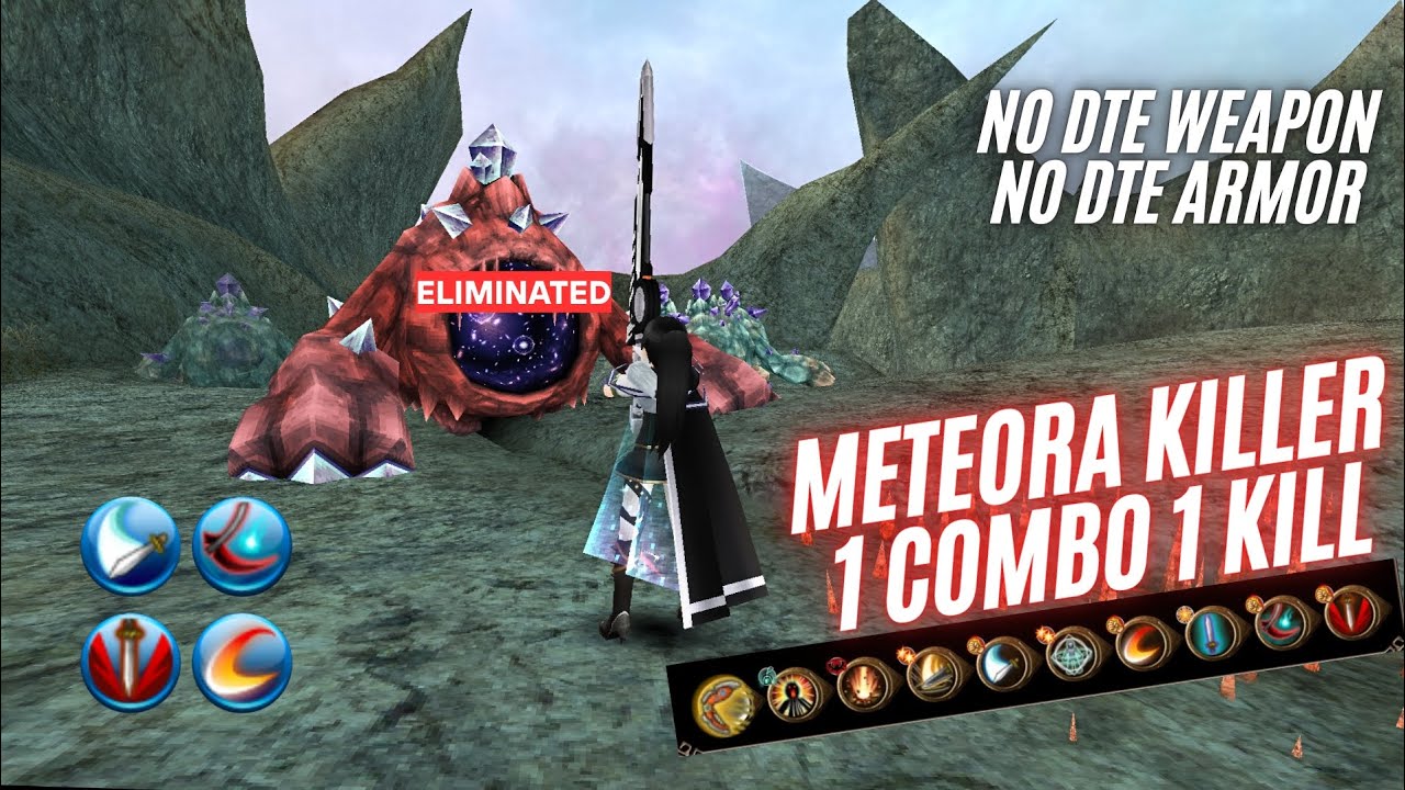 THS: Leveling 295 - 300 Only 1 Combo To Kill Meteora!! | Toram Online # ...