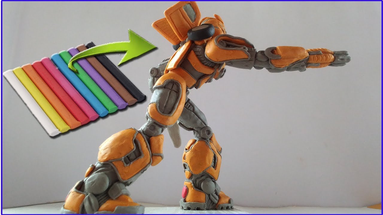 BUMBLEBEE WITH CLAY/PLASTILINA. Transformers rise of the beasts. - YouTube