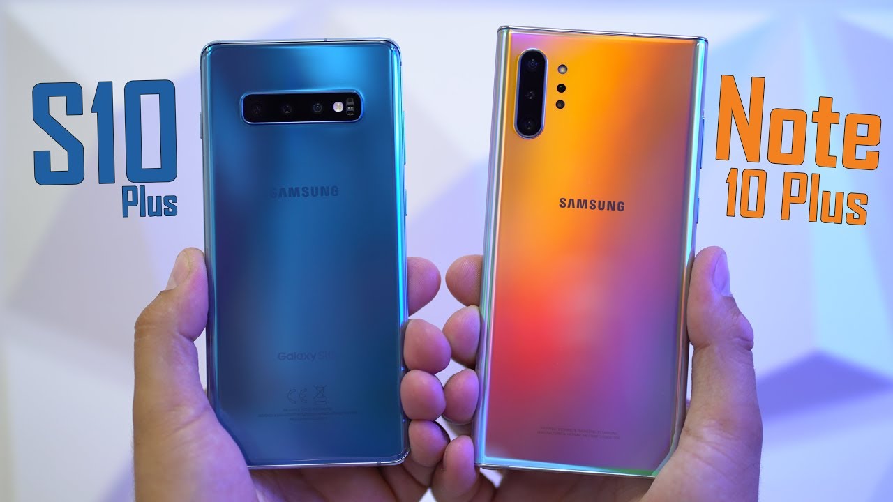 Galaxy Note 10 Plus Vs S10 Plus Full Comparison YouTube