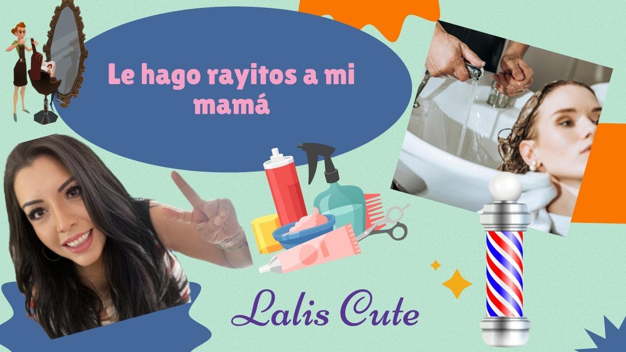 Cómo hacer rayitos en cabello castaño♥️/ le hago rayitos a mi mamá😅😱😂 ...