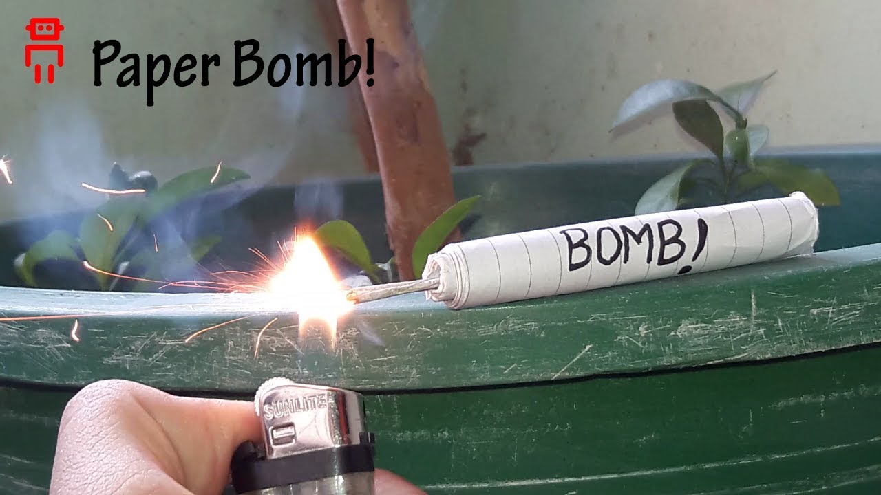 How to Make a firecracker using paper and gun powder! - YouTube
