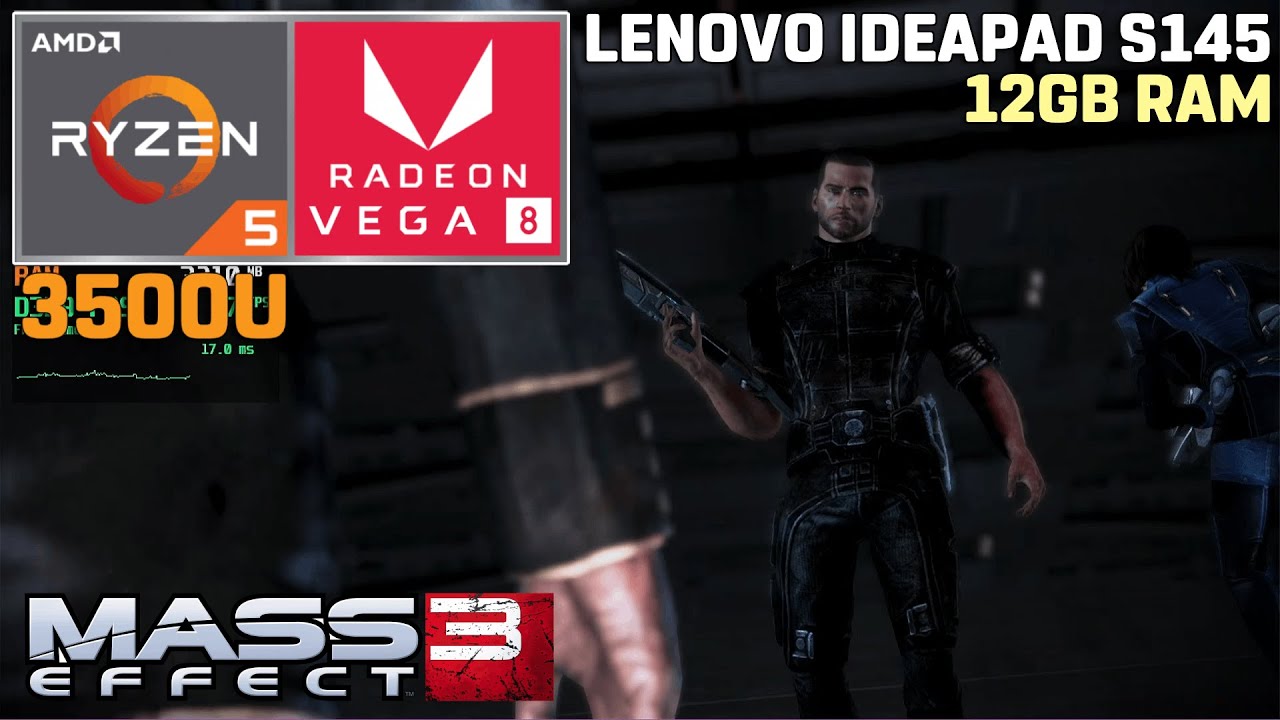Mass Effect 3 - Ryzen 5 3500U + VEGA 8 - 35W TDP - YouTube