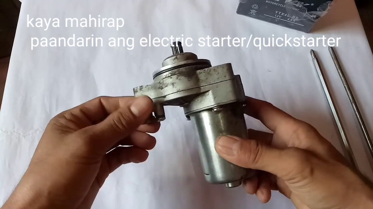 Starter motor' paano ito i-maintain?(DIY)tagalog tutorial - YouTube