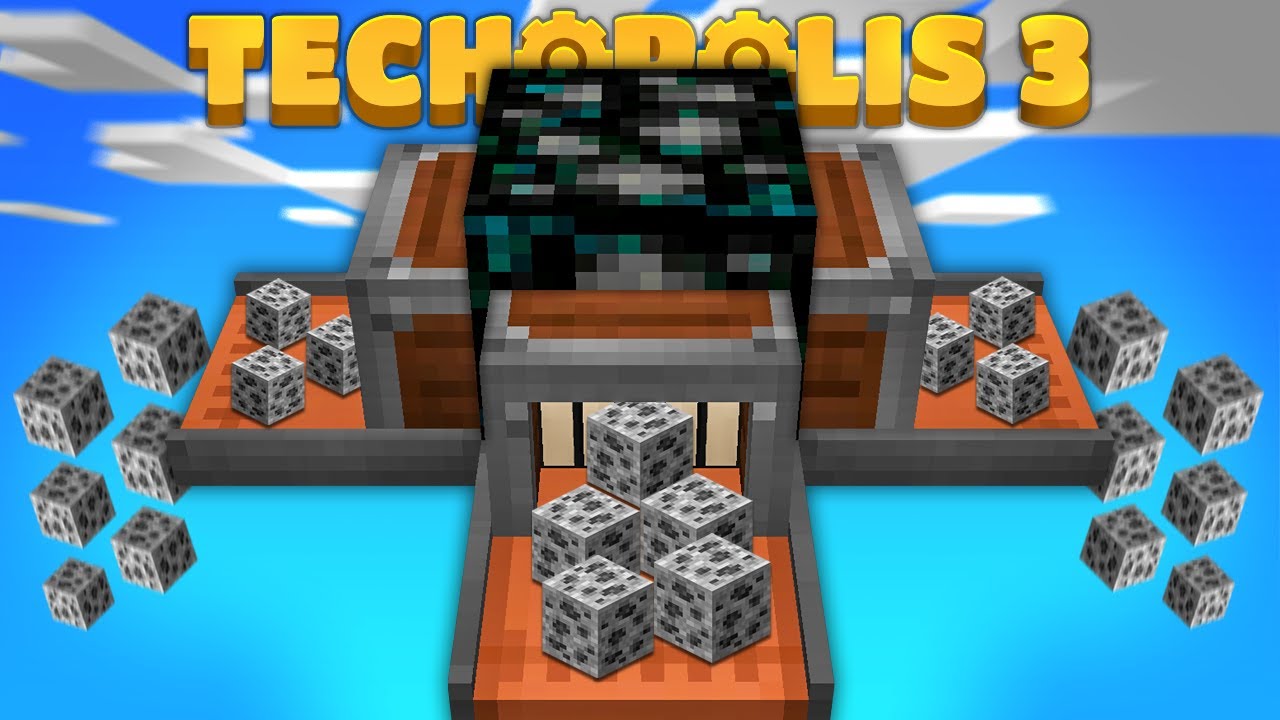 10X ORE PROCESSING SETUP! #12 | Minecraft Techopolis 3 [Modded 1.21.1 Questing Skyblock] - YouTube