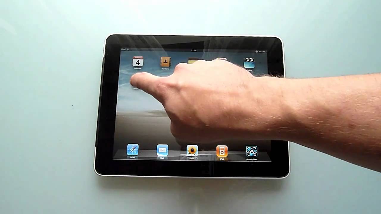 Apple iPad User Interface Demo - YouTube