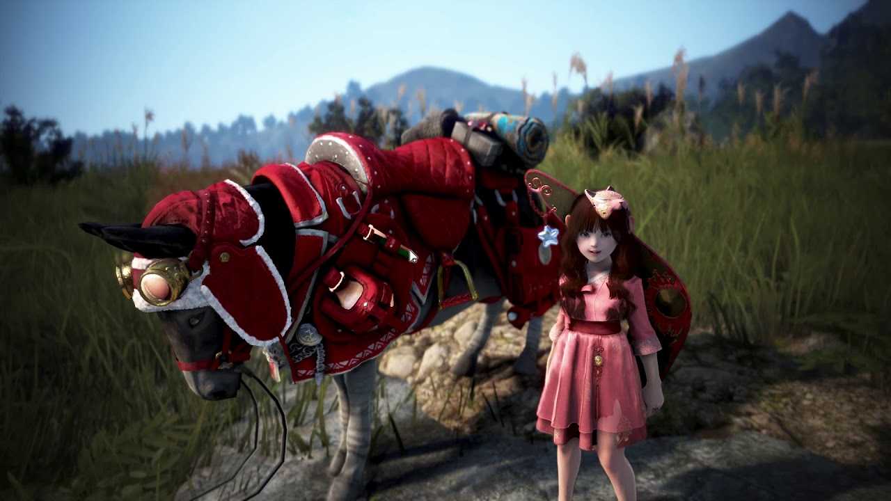BDO - Pink Hanbok Shai and Red Clip-clop Donkey - YouTube