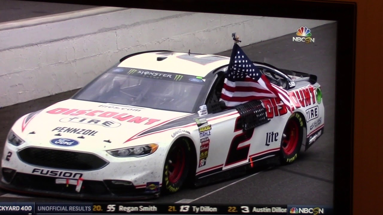 2018 NASCAR Brickyard 400 Indianapolis FINISH - YouTube