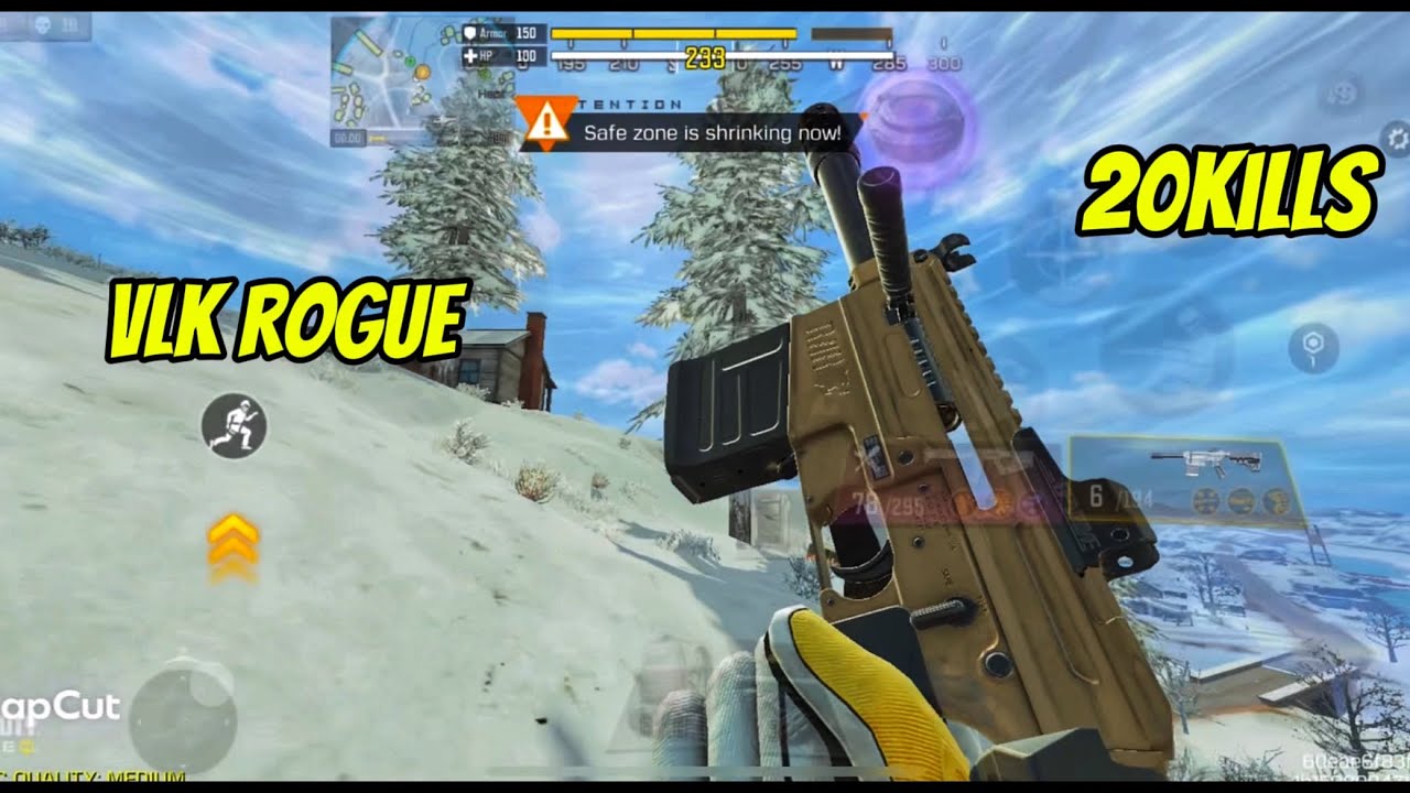 20 KILLS WITH THE NEW VLK ROGUE|SOLO Vs SQUADS|COD MOBILE 😱 - YouTube
