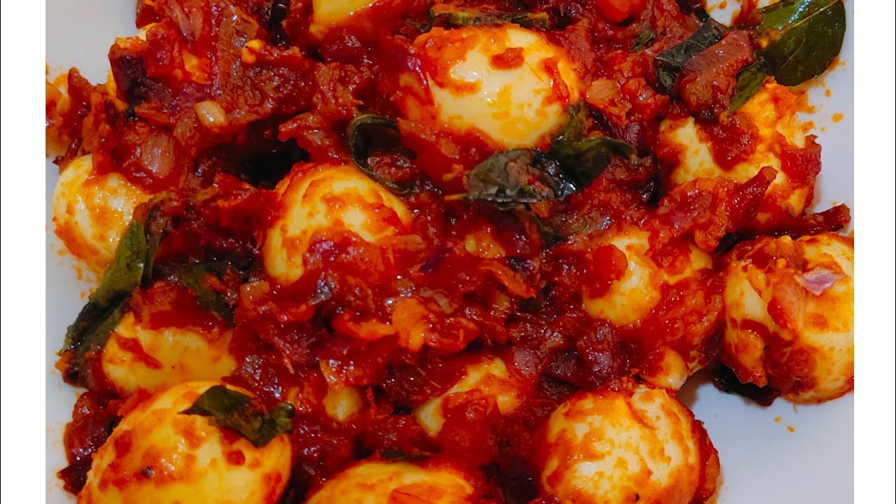 quail egg roast || kada mutta roast - YouTube