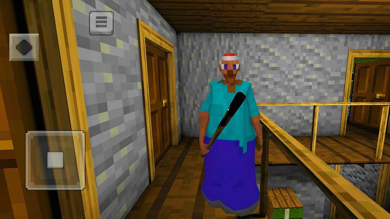 Granny Game Horror Escape Gameplay | Granny Minecraft Christmas House ...