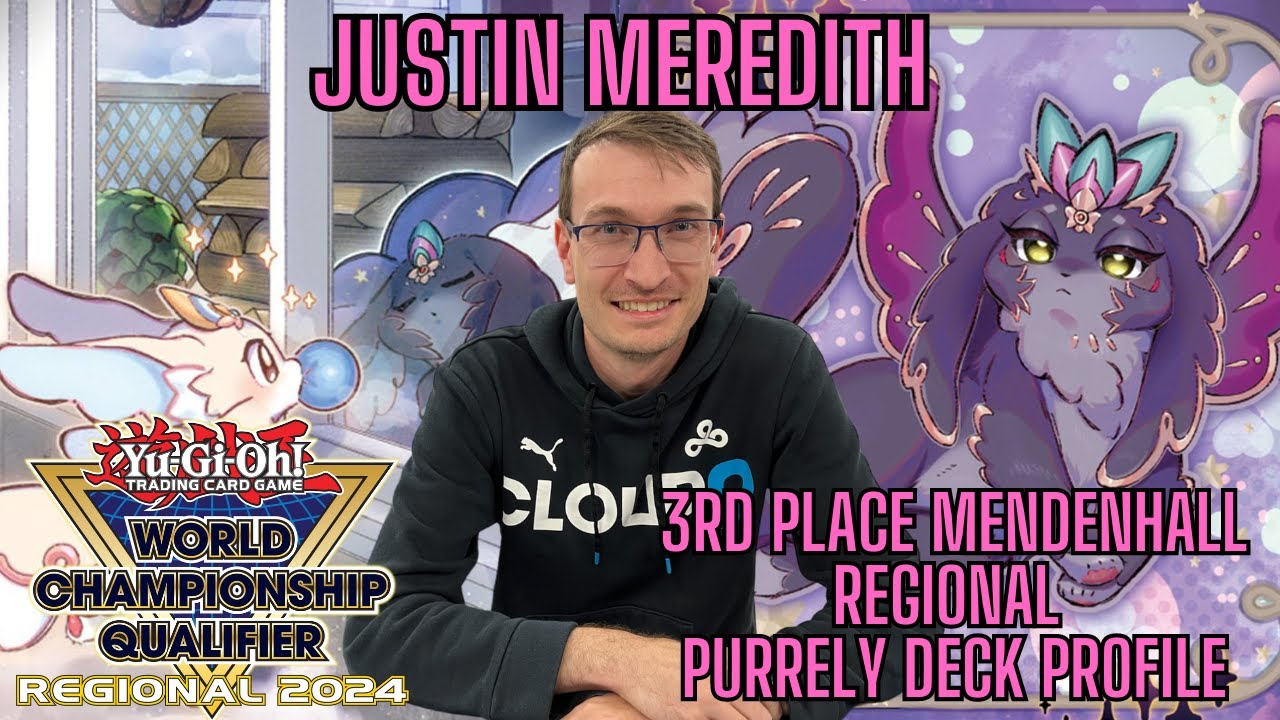 YUGIOH! 3RD PLACE MENDENHALL REGIONAL PURRELY DECK PROFILE -[JUSTIN MEREDITH] - YouTube