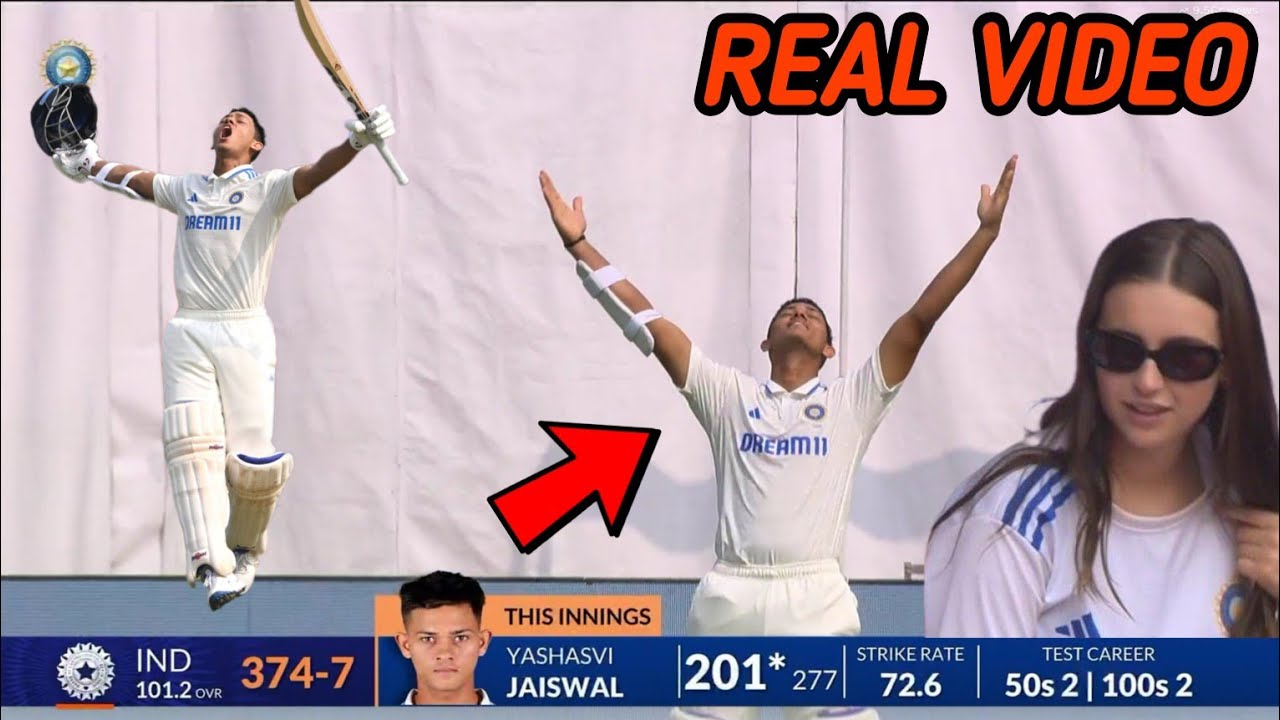 Yashasvi Jaiswal Double Hundred Today Versus England|Maddie Hamilton ...