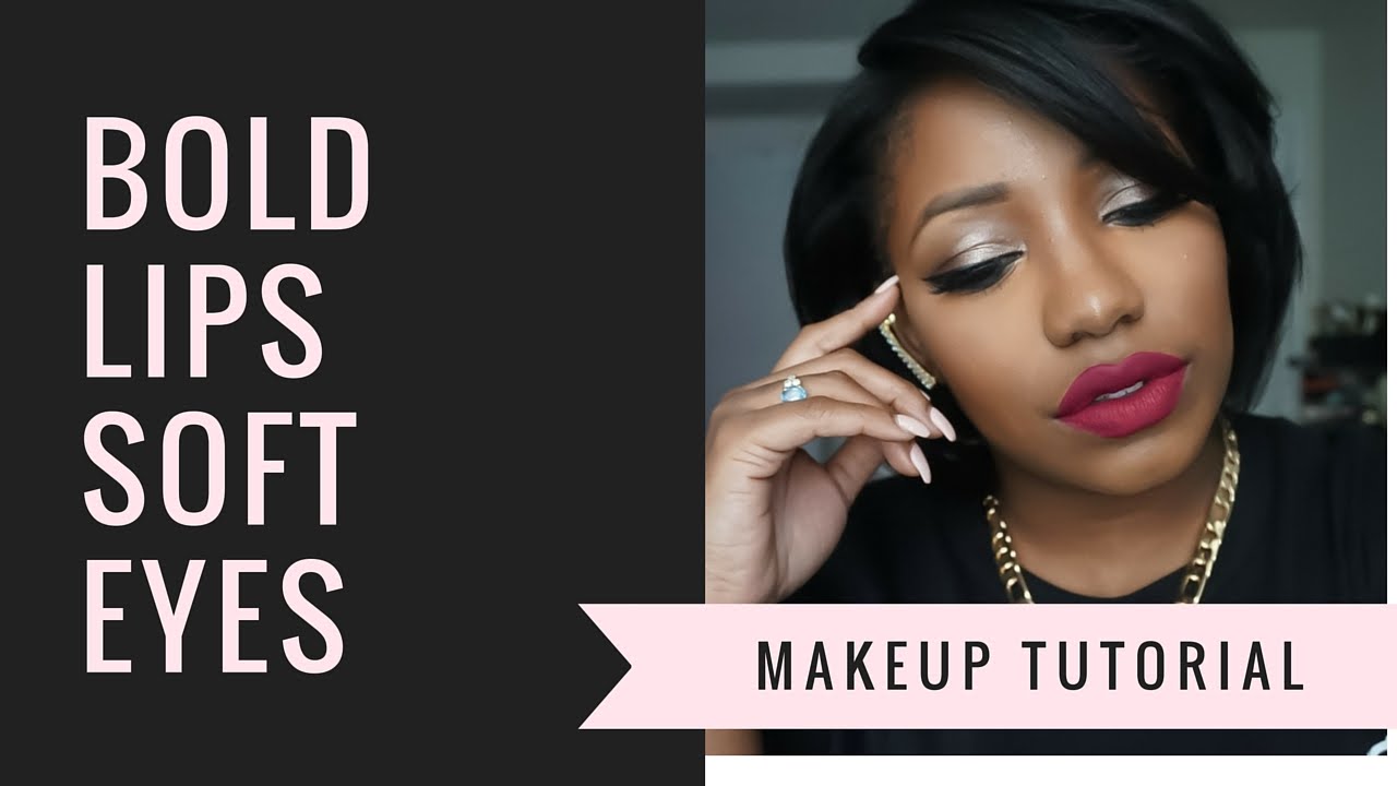 GRWM| Bold Lips & Soft lips MAkeup Tutorial - YouTube