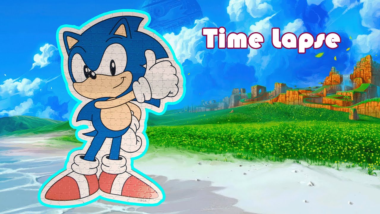 Sonic Puzzle | Time Lapse | Satisfying video | ASMR | Relaxing Piano ...