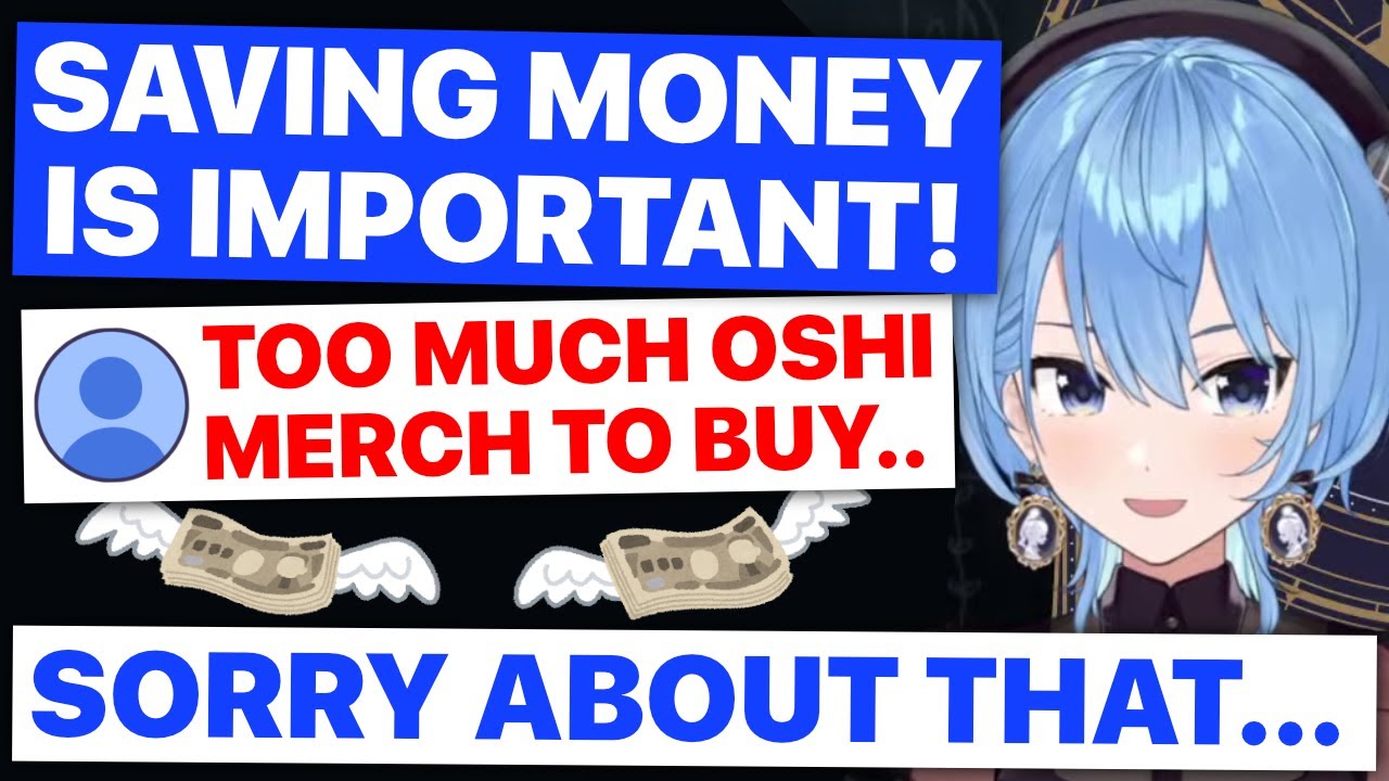 Chat Replies Hilariously When Suisei Reminds Them To Save Money (Suisei ...