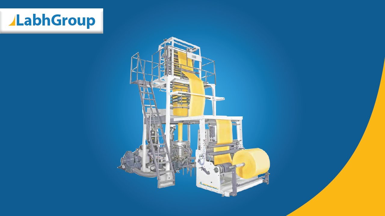 ABA three layer blown film plant | Automatic ABA 3 layer blown film ...