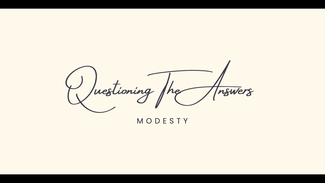 What is Modesty Tzniut as a Jewish Woman by Questioning the Answers ...