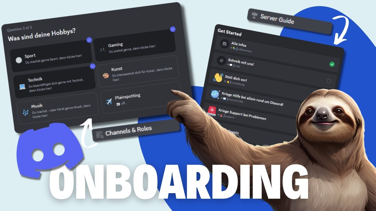 Onboarding Kanal einrichten │ Discord Einführung Tutorial - YouTube