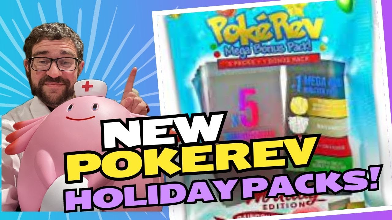 Ripping Some PokeRev Holiday Packs!! - YouTube