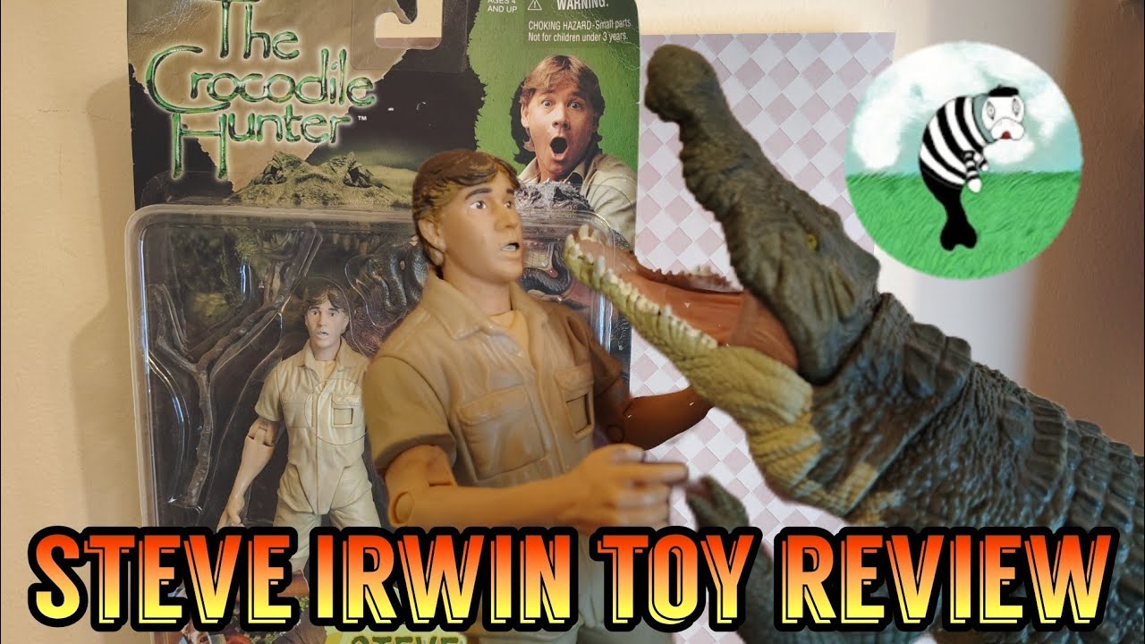 Steve Irwin Crocodile Hunter Action Figure Toy Review and Unboxing ...
