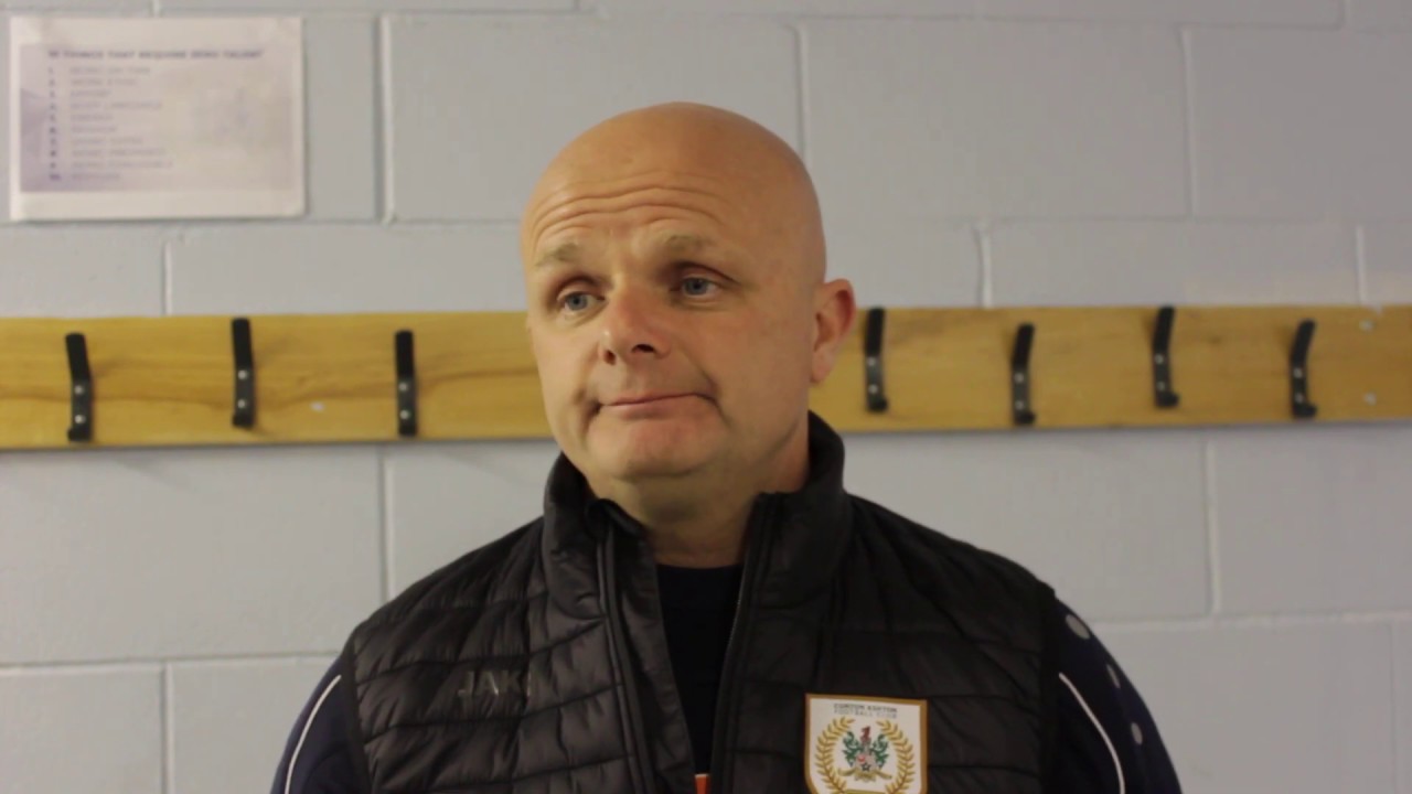 Mark Bradshaw post Blyth Spartans defeat. - YouTube