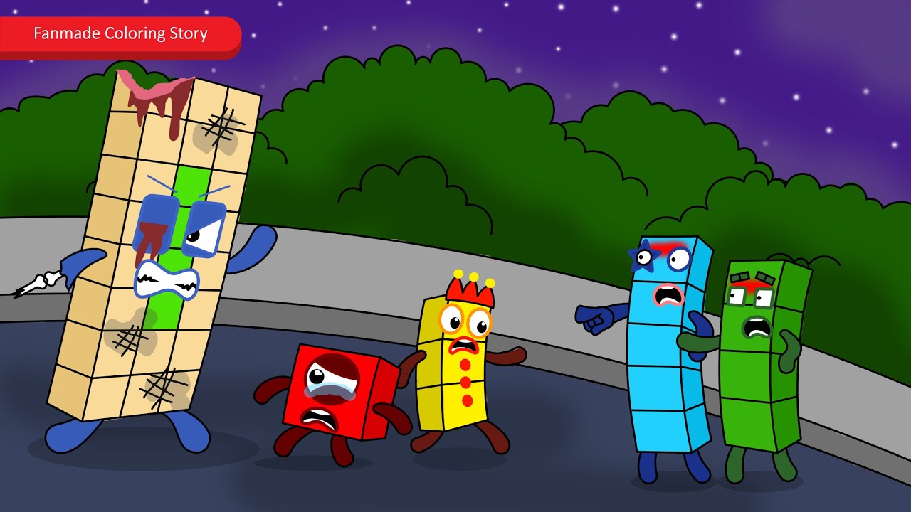 Frozen in Fear: NUMBERBLOCKS 1 Can't Run from the Zombie ...