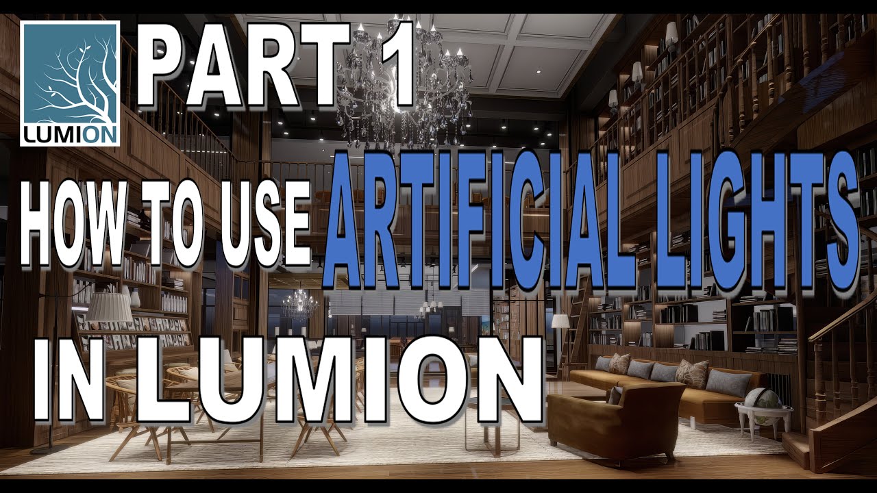 PART 1- HOW TO USE ARTIFICIAL LIGHTS IN LUMION - YouTube