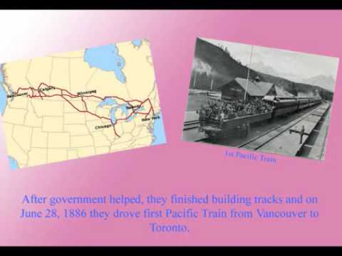 Canadian Pacific Railway History 1.... - YouTube
