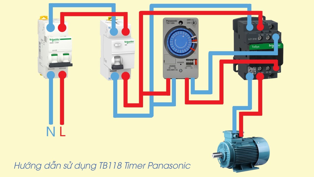Hướng dẫn sử dụng TB118 | Timer Panasonic - YouTube