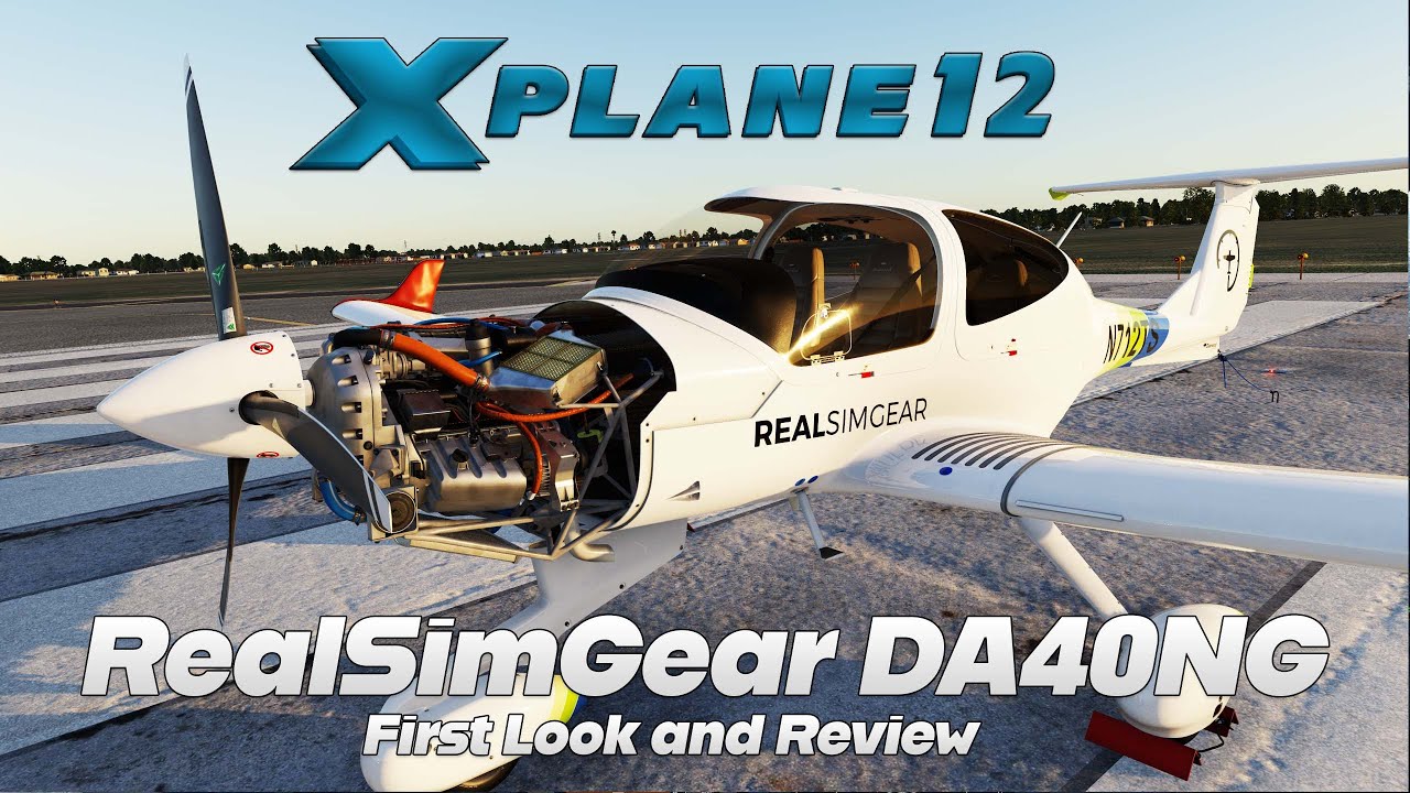 X-Plane 12 | RealSimGear DA40NG | First Look Review - YouTube