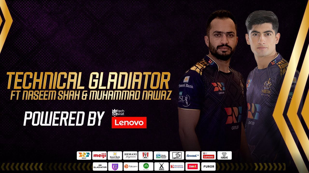 Technical Gladiators Ft. Mohammad Nawaz and Naseem Shah | HBL PSL 7 - YouTube