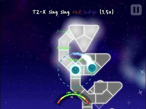 ADOFAI: sing sing red indigo (1.5X speed) - YouTube