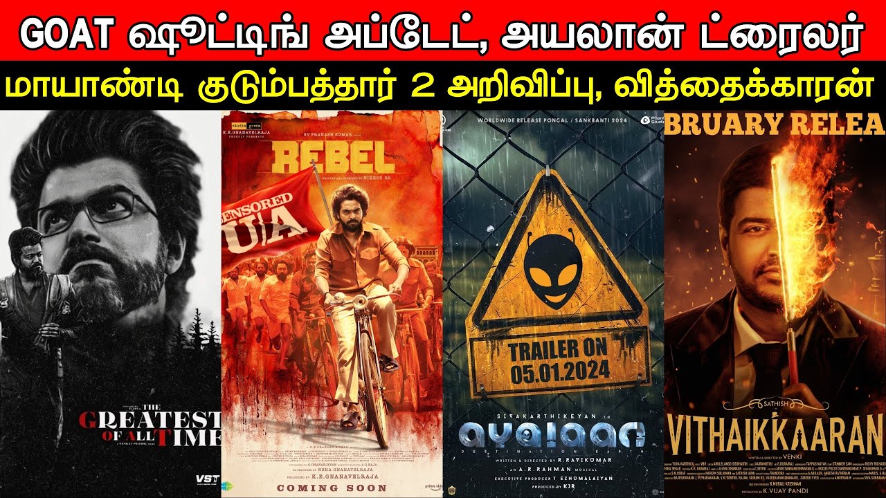 Film Talk | GOAT Shooting Update, Maayandi Kudumbathar 2 Announcement ...