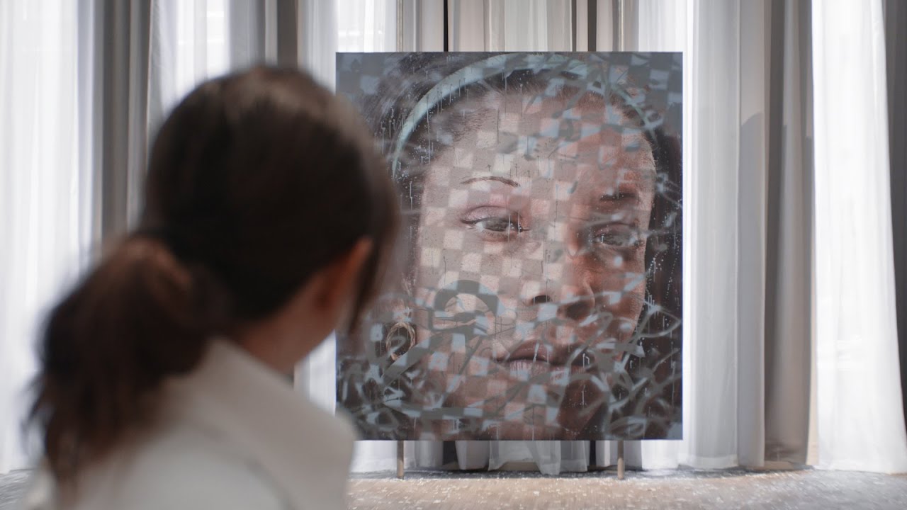 Avery Singer on ‘Free Fall’ in London - YouTube