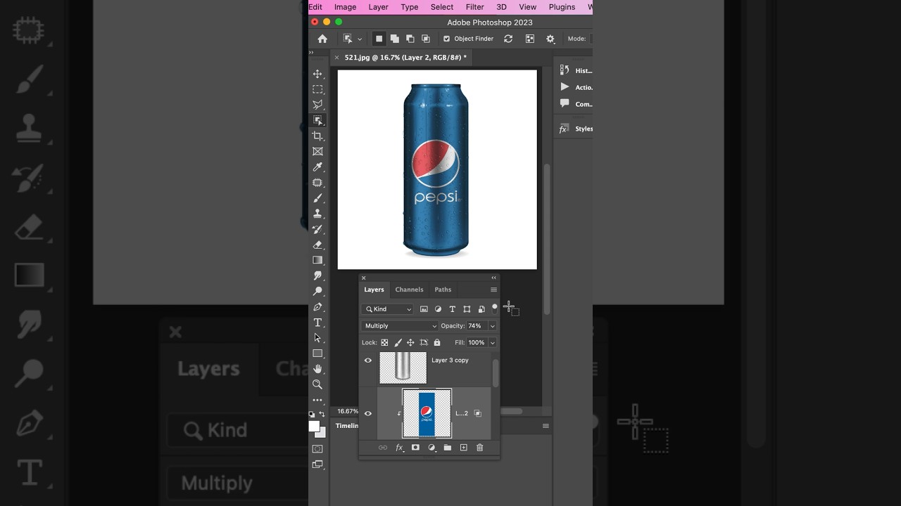 Pepsi Can Mockup | Adobe Photoshop Tutorial | Tips & Tricks | Logo ...