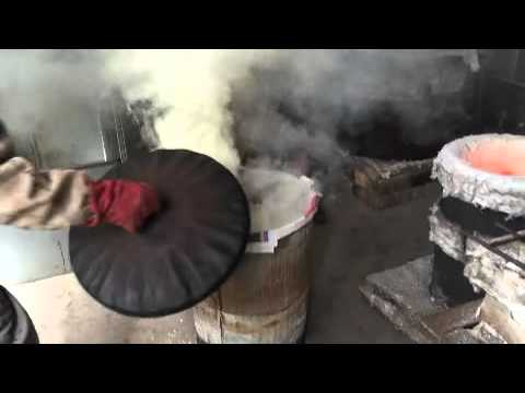 Raku Firing by Aaron Chivers Ceramics - YouTube