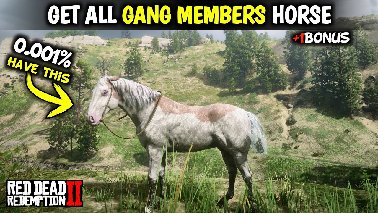 Get All Gang Members Horses as Arthur Early | Red dead redemption 2 ...