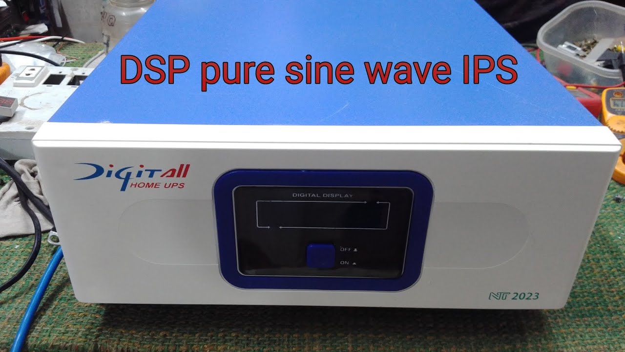 DSP pure sine wave IPS fully UPS mode ips 1000-VA 800-watt #ips - YouTube