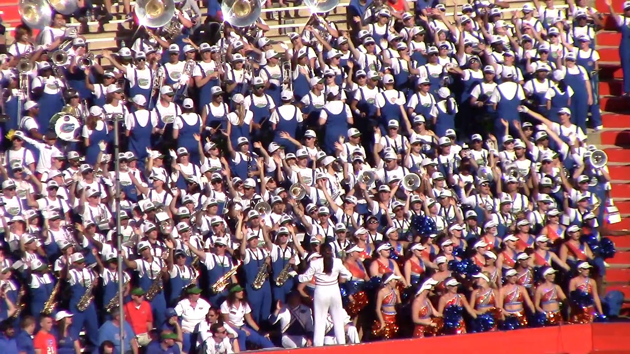 UF Gator Marching Band 11/17/18 - Stands 4th Quarter - YouTube