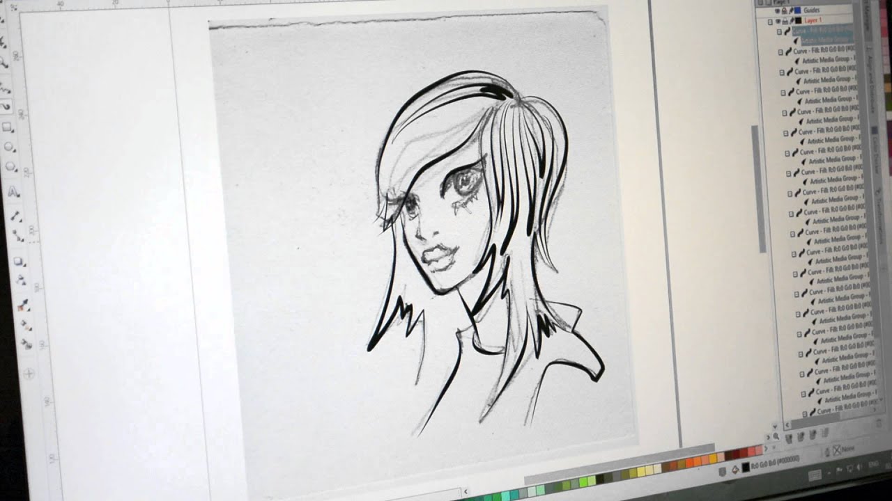 My drawing demo - YouTube