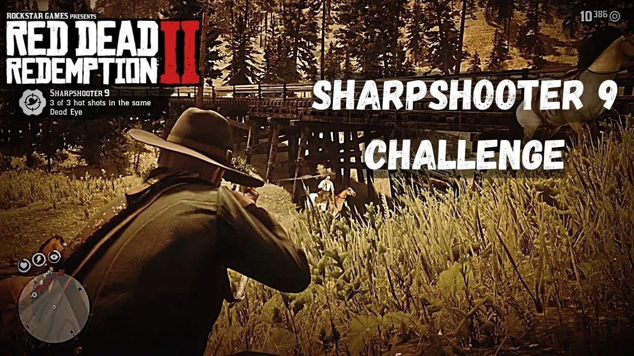 Red Dead Redemption 2 - Sharpshooter 9 Challenge - YouTube