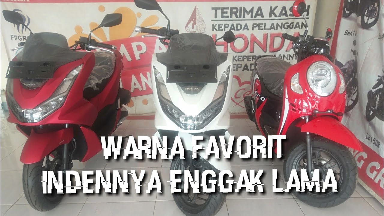PCX 160 CBS merah putih ||| Scoopy sporty merah hitam - YouTube