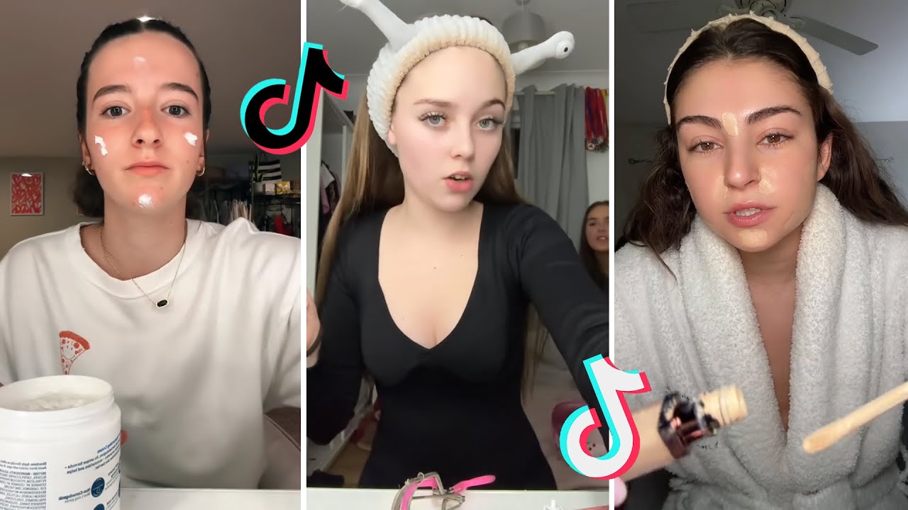 Makeup Tutorial Tiktok Compilation - GRWM ( Get Ready With Me ) ️ ...