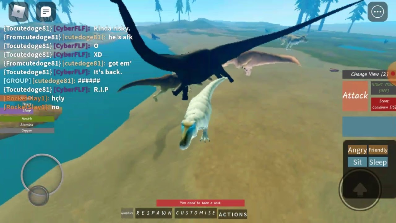 DWM A Fight with a Diplodocus. - YouTube