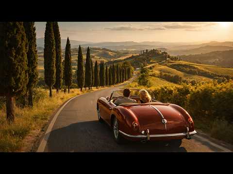 Italian Cafe Music 🇮🇹 Tuscany Sunset | Vintage Romantic Italian Playlist (La Dolce Vita Style)