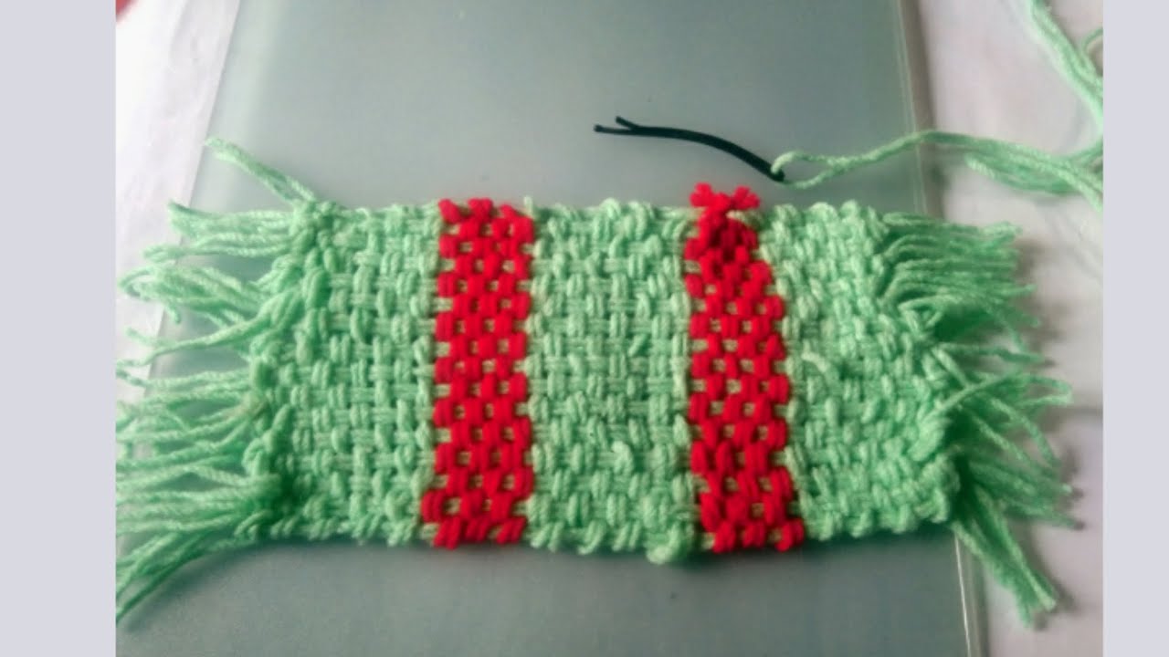 Very Unique Design😍/No crosia No swiss /Handmade Wool design for ...