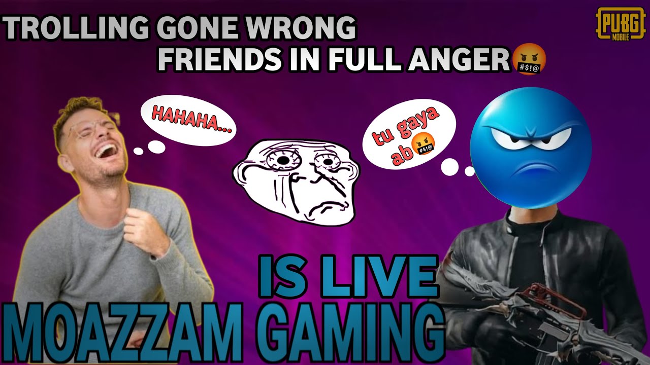 AJ THORI TROLLING HO JAYE😂😂😂| MOAZZAM GAMING IS LIVE - YouTube