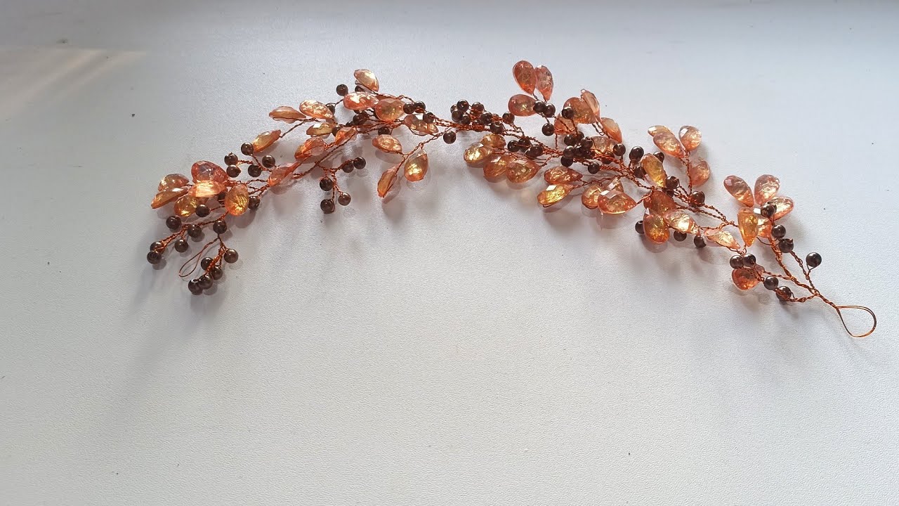 Diy headpiece || simple wedding accessories ||easy bridal head ...